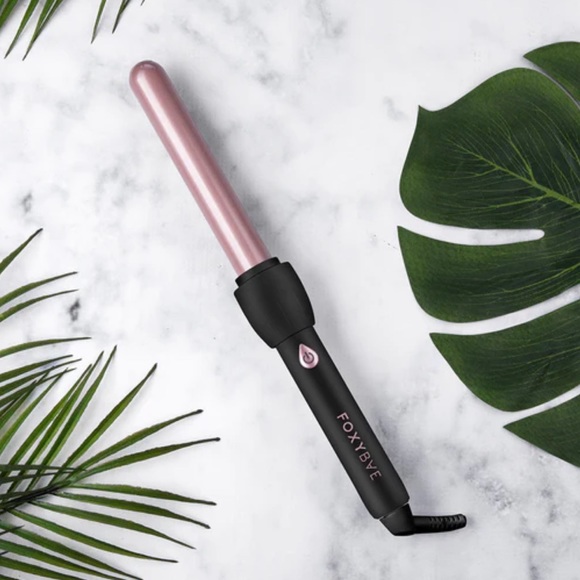 foxybae | Hair | Foxybae Limited Edition Black Rose Gold 25mm Wand ...